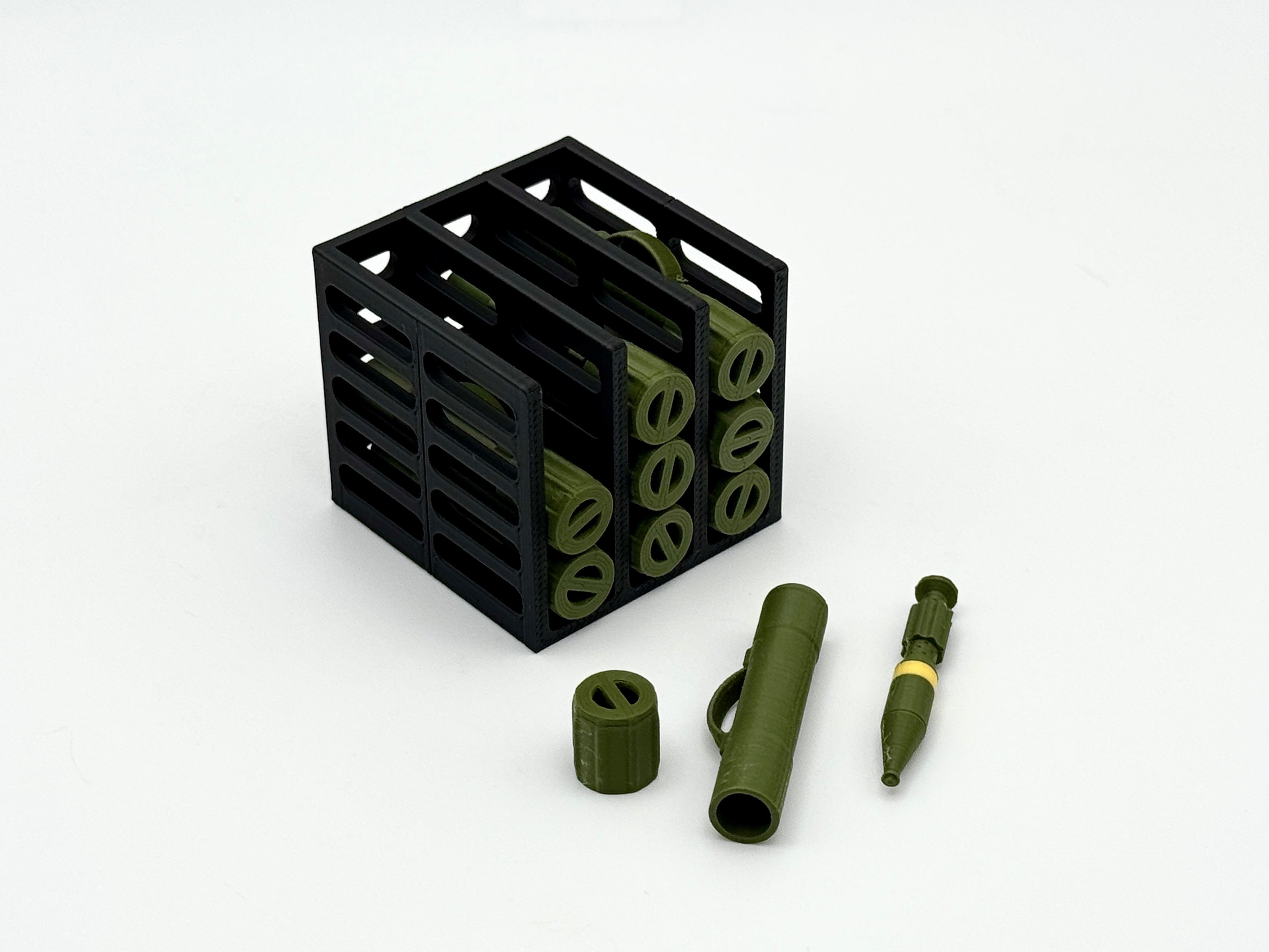 Utility Crate - Small Mortar Round/Storage Rack - G.I. Joe/Cobra 1:12 ...